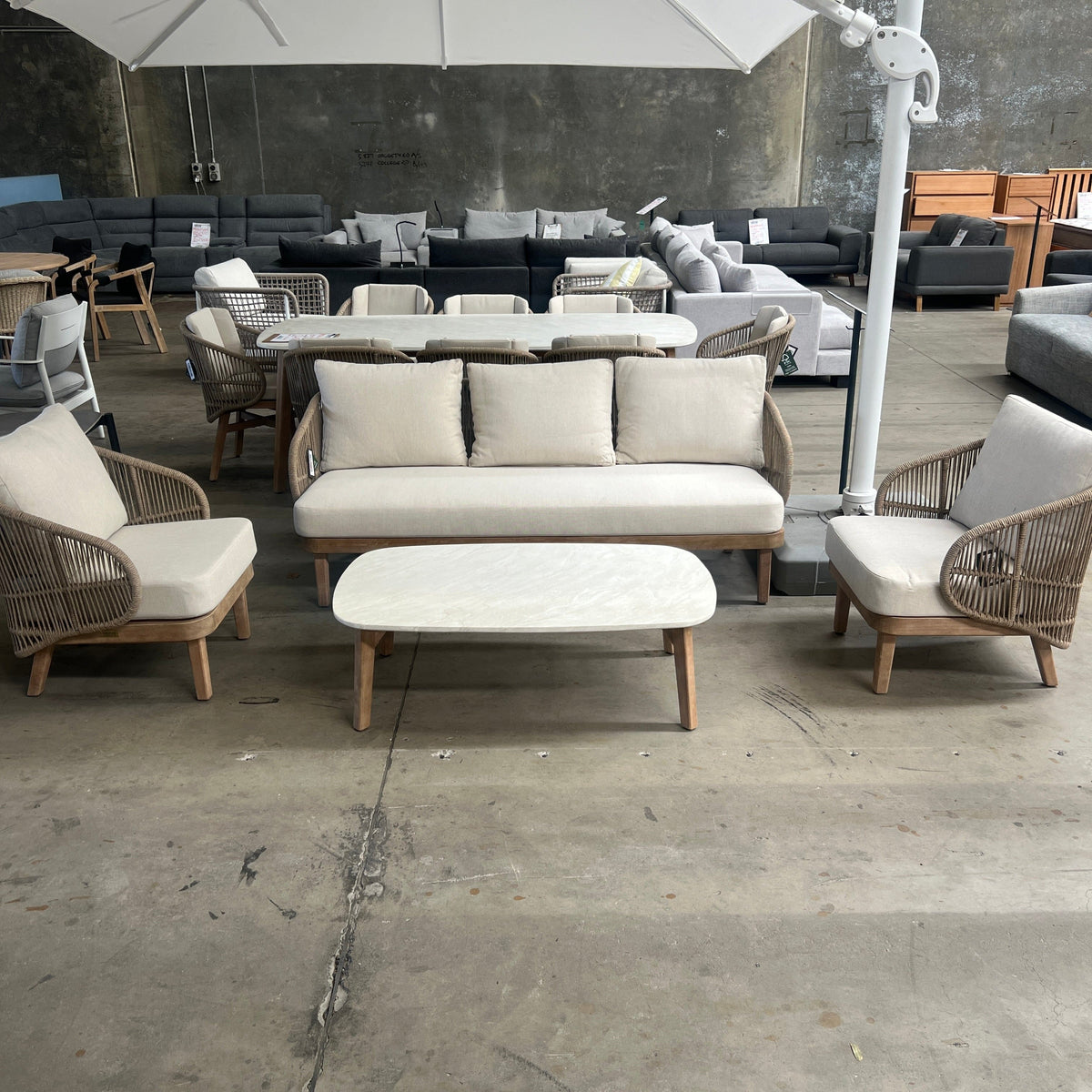 Mali 4Pce Outdoor Lounge — Australian Furniture Warehouse