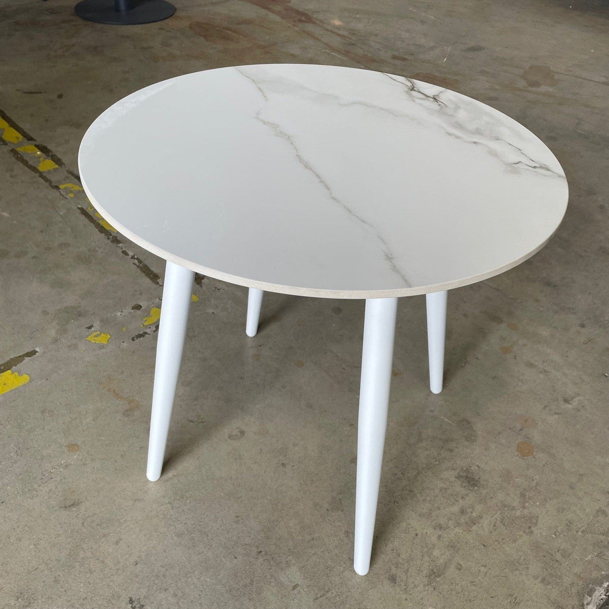 Dome Side Table- White — Australian Furniture Warehouse