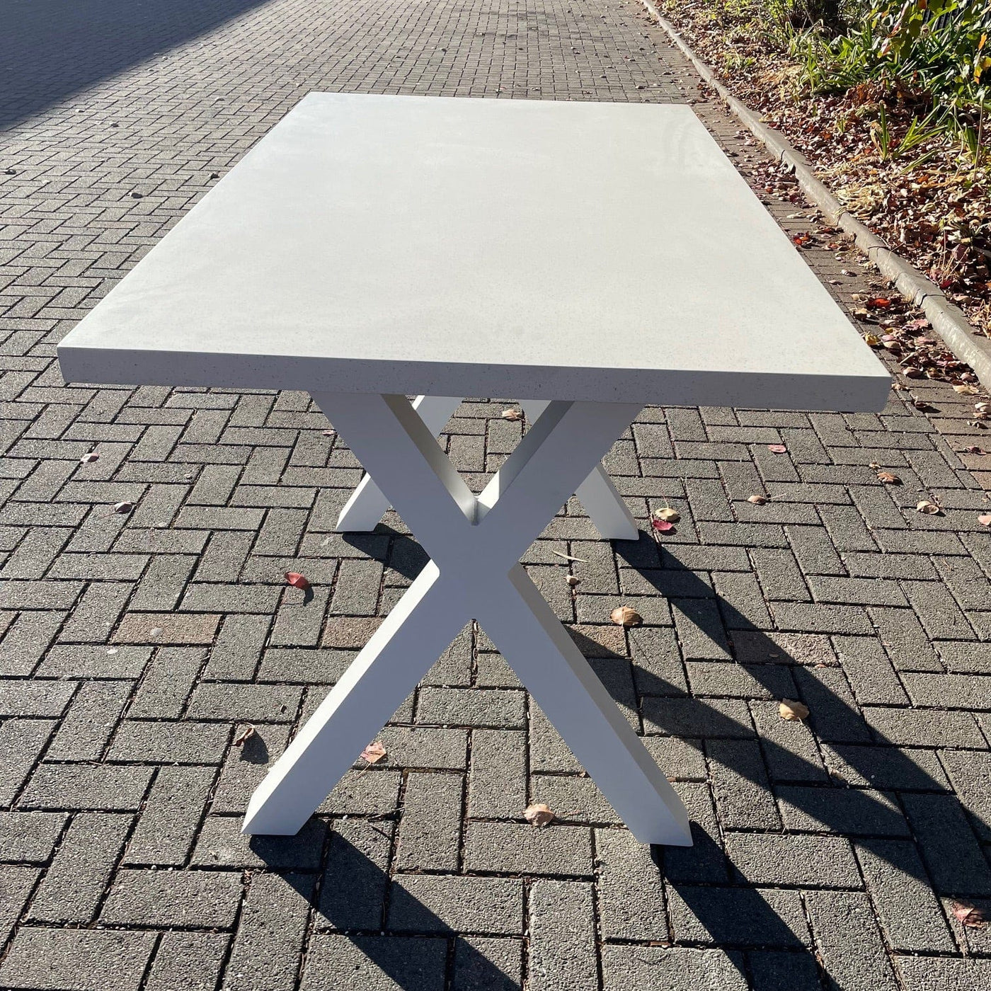 Switch Bar Table Terrazzo White legs — Australian Furniture Warehouse