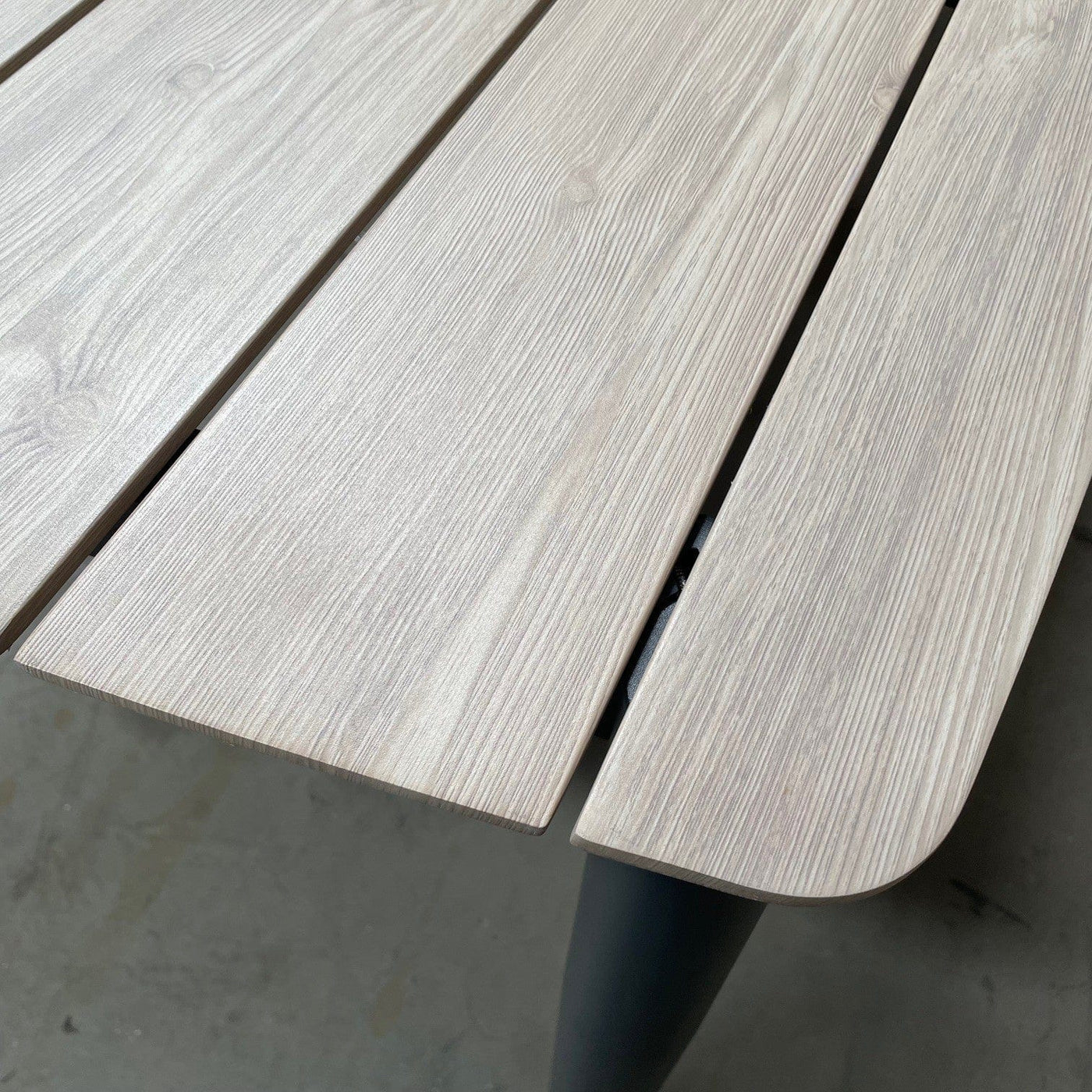 Alfie Dining Table220cm-Wood Look Gun — Australian Furniture Warehouse