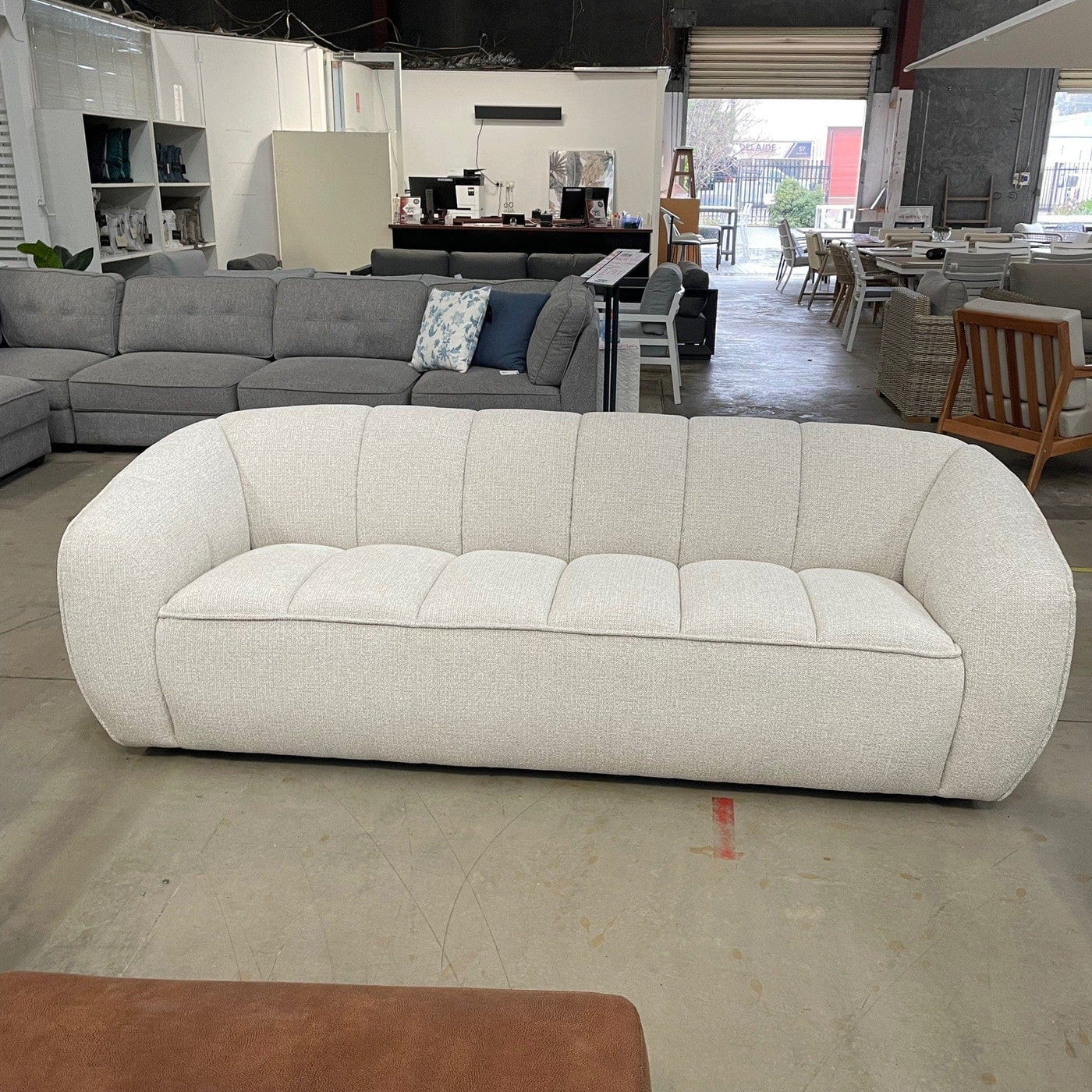 Osbourne 3 Seat Sofa-Natural — Australian Furniture Warehouse