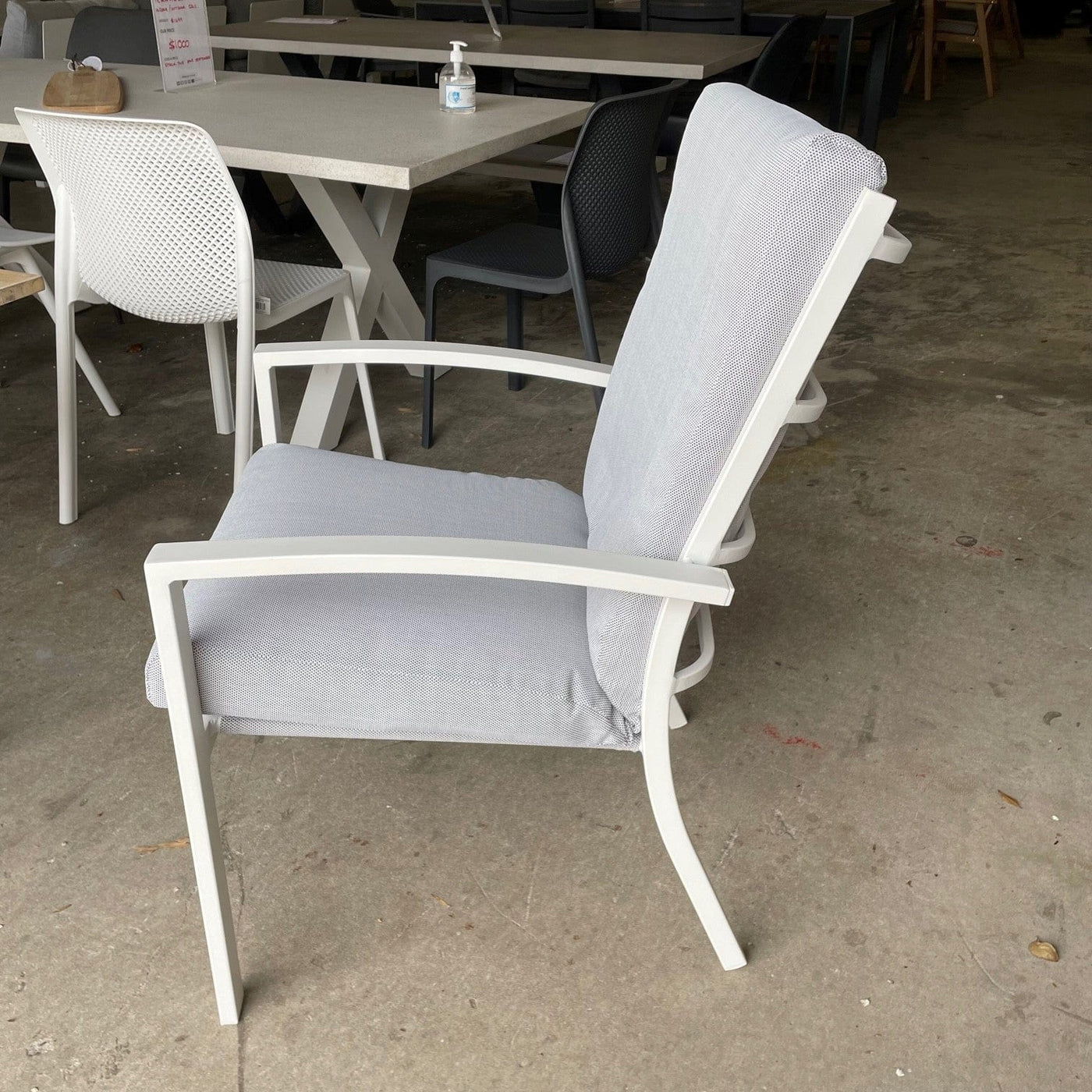 Matzo High Back Dining Chair- White — Australian Furniture Warehouse